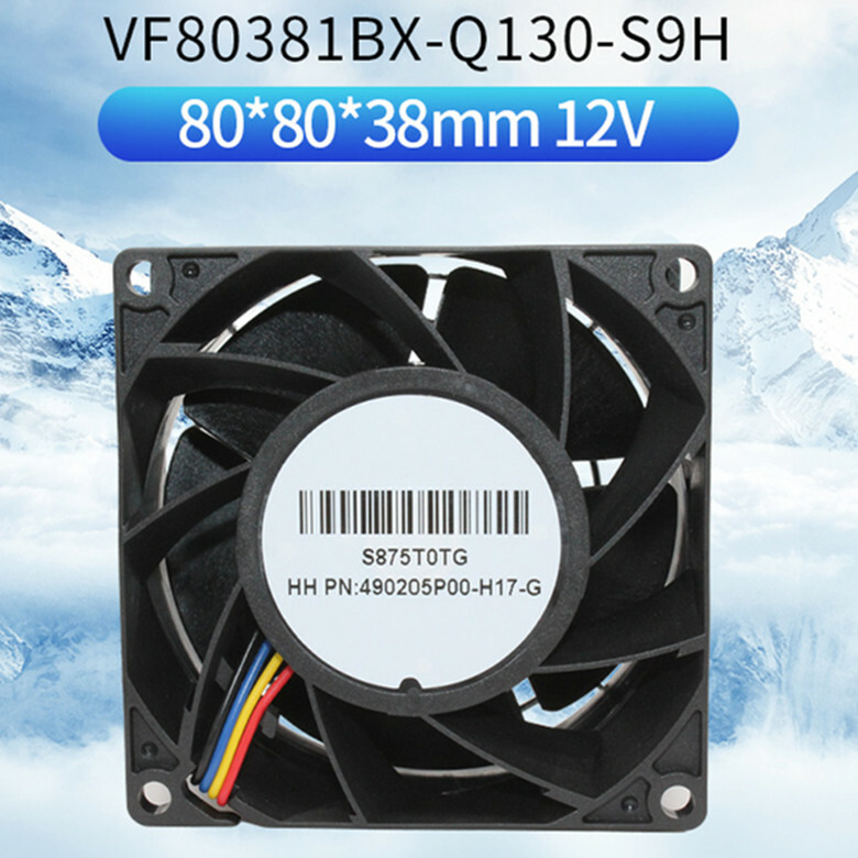 SUNON VF80381BX-Q130-S9H Violent Fan 8038 12V 8cm 50.4W Server Fan 4 ...