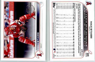 Max Stassi 2022 Topps 582 Montgomery Stamped Set #609 Angels | eBay