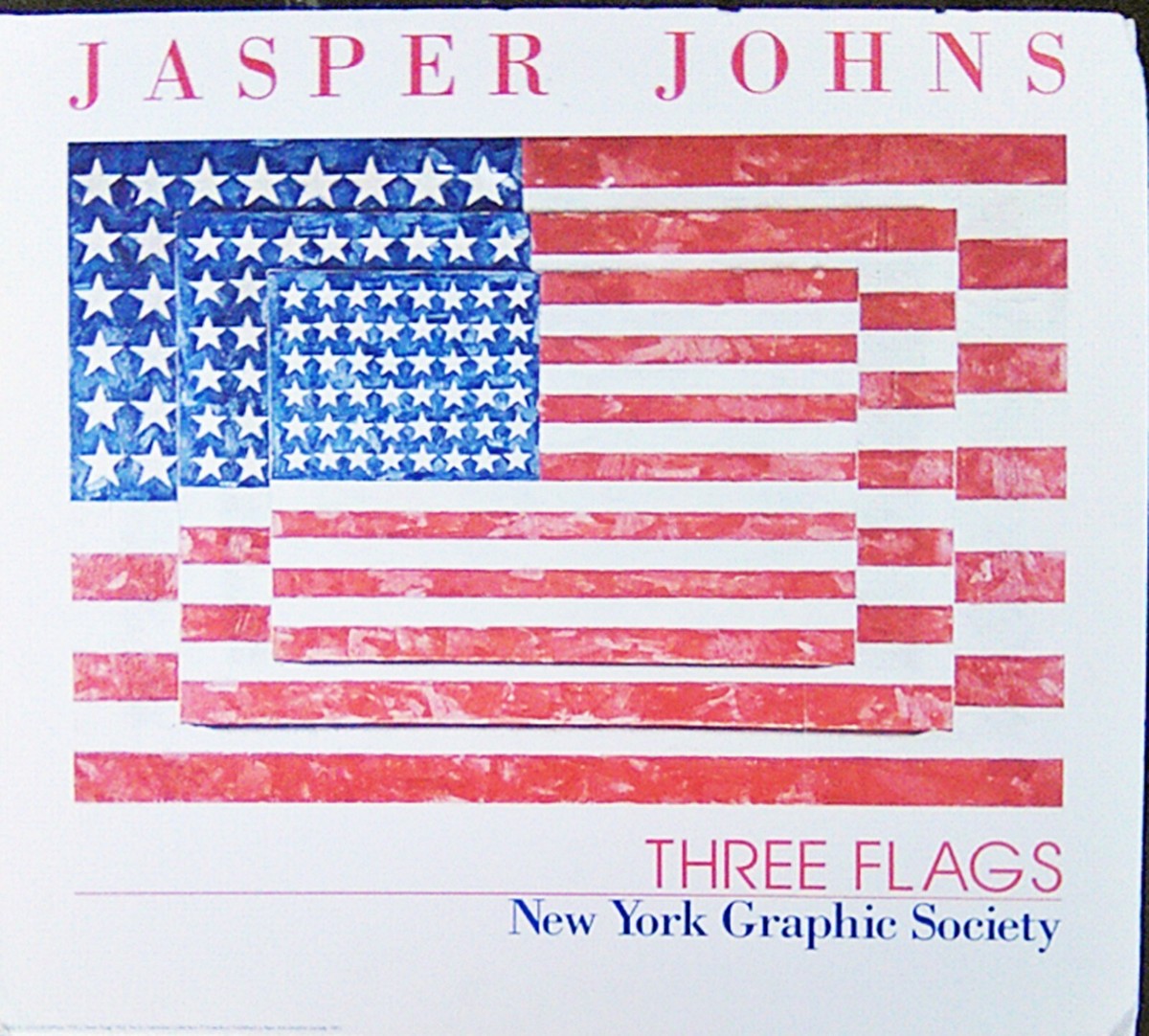 Jasper Johns American Flag Size Kenney Mencher: Art History: Jasper