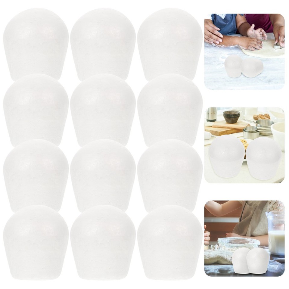 12 Pcs Cake Embryo Mold Decorating Mould Dummy Polystyrene Dummies ...