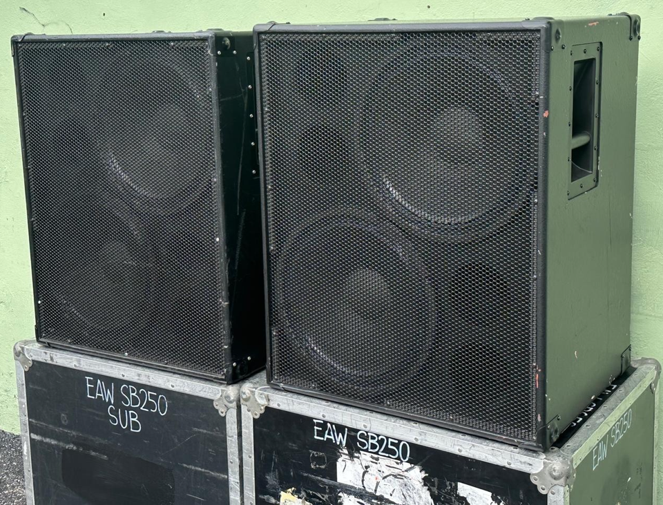 EAW SB250 Dual Passive 15" Subwoofer #6992/93 (PAIR) (TRUEHEARTSOUND ...