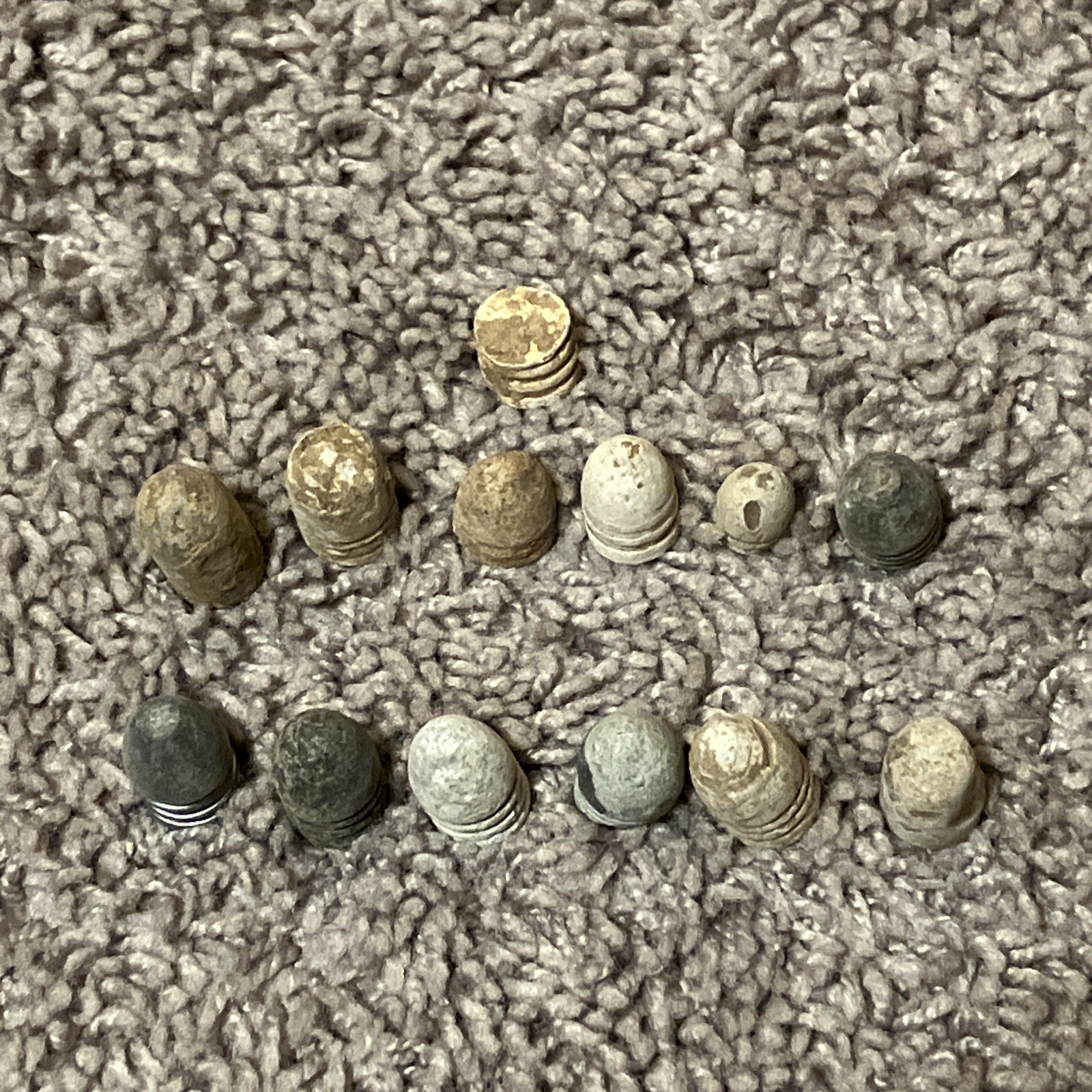 Lot Of 13 Different Various Confederate & Union Civil War Bullets Dug ...