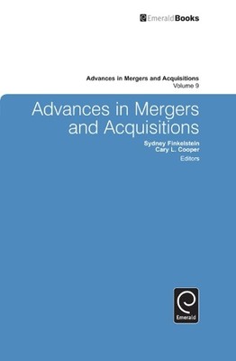 Sydney Finkelstein Advances in Mergers and Acquisitions (Copertina ...