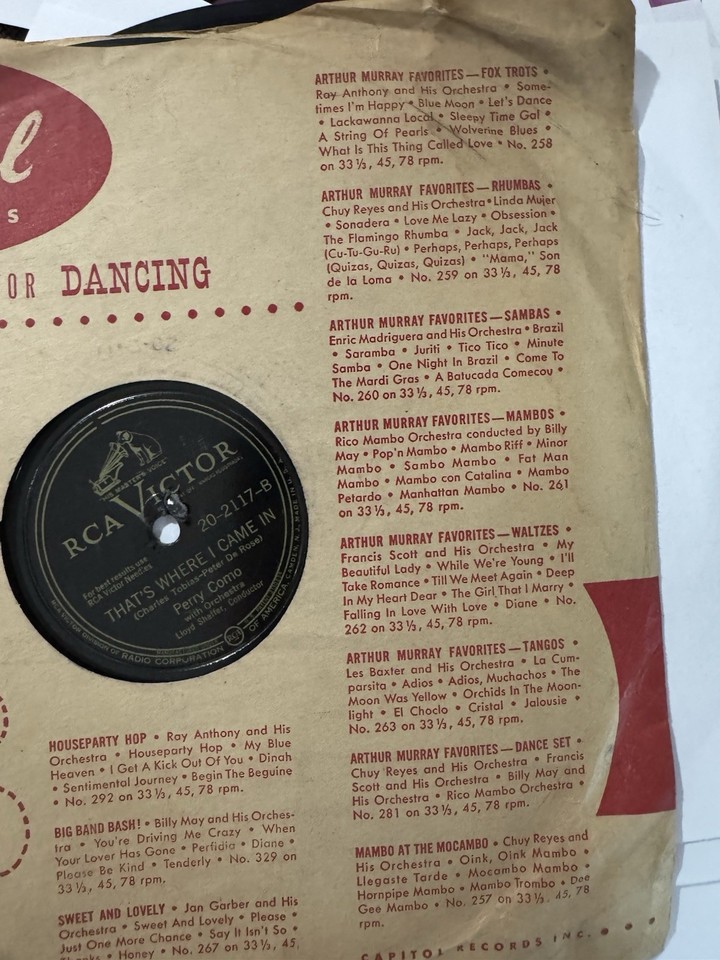 Lot Of 58 Vintage 1930s-40s 78 Records - SEE LIST | eBay
