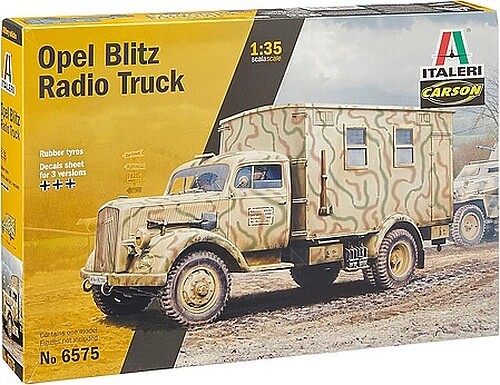 Italeri WWII Opel Blitz German Radio Truck - Plastic Model Military ...