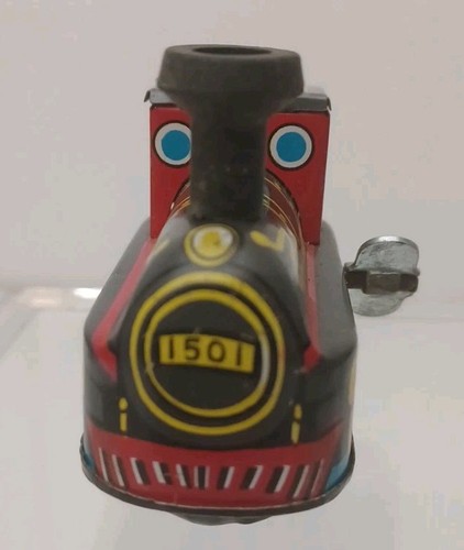 Vintage Tin Lithograph Train Locomotive Engine Wind Up Toy Made in ...