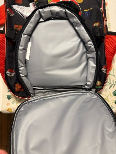 Super Mario Children's 17" Backpack School Book Bag with Toad Lunch Box ...