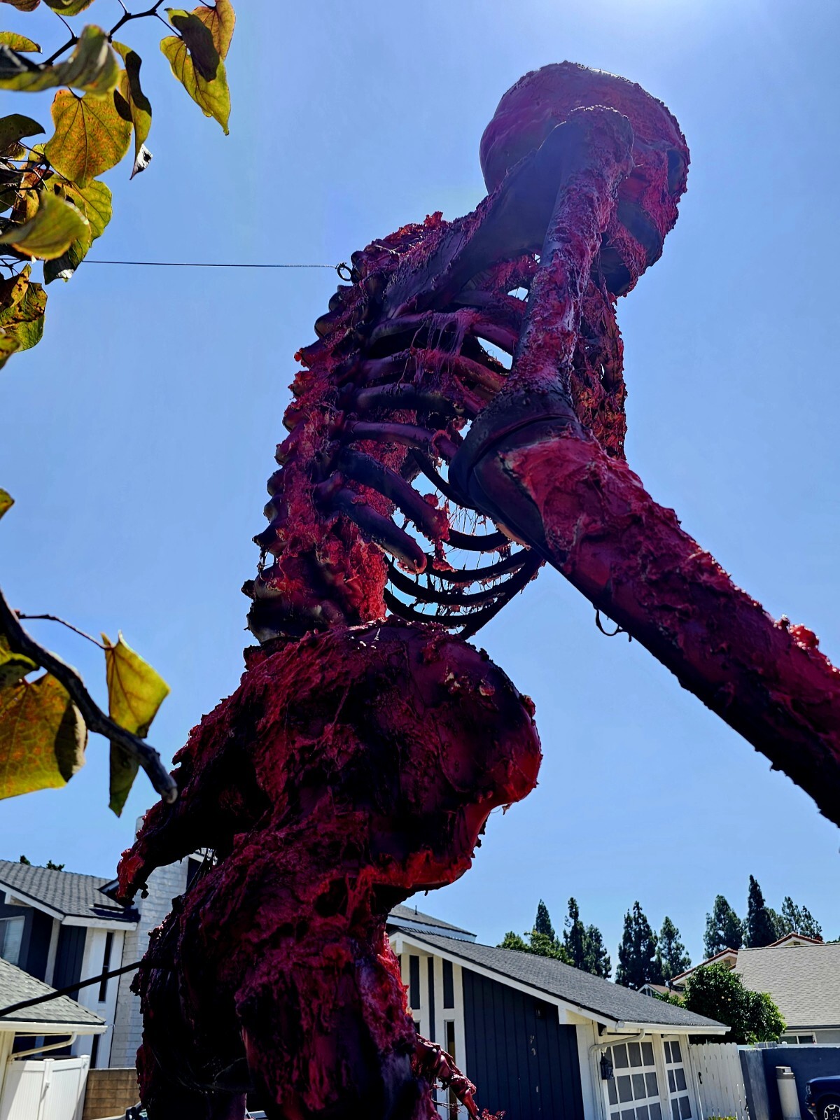 12 FT Home Depot Skeleton With Flesh Rot | eBay