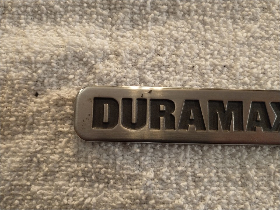 DODGE CHEVROLET GMC DURAMAX DIESEL REAR EMBLEM LOGO BADGE SIGN SYMBOL ...