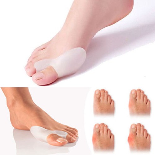 Pair Silicone Gel Bunion Straightener Corrector Protector Splint Big ...