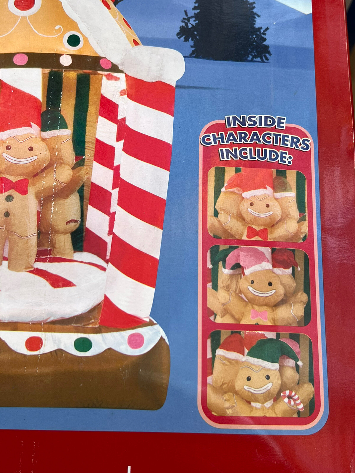 2006 Gemmy 6’ Rotating Gingerbread House LIGHTED Christmas Inflatable ...