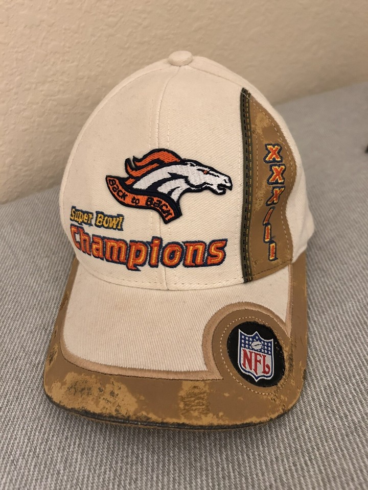 DENVER BRONCOS 1999 Super Bowl XXXIII Champions Adjustable Cap Hat NWOT ...