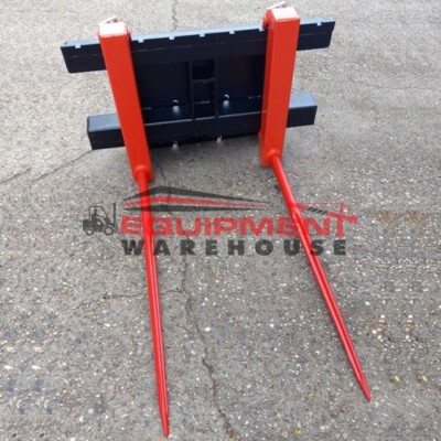 Class 2 Fork Shank with 1100mm Conus 2 Bale Spears Hay Spike (sold as ...