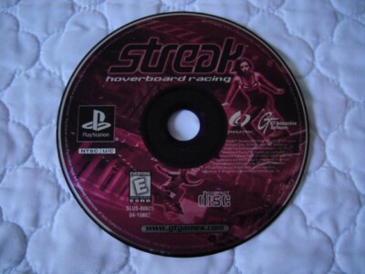 Streak Hoverboard Racing PS1 Sony PlayStation 1 Disc Only Untested | eBay