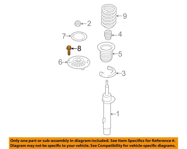 BMW 31306869931 Genuine OEM Strut Mount Bolt for sale online | eBay