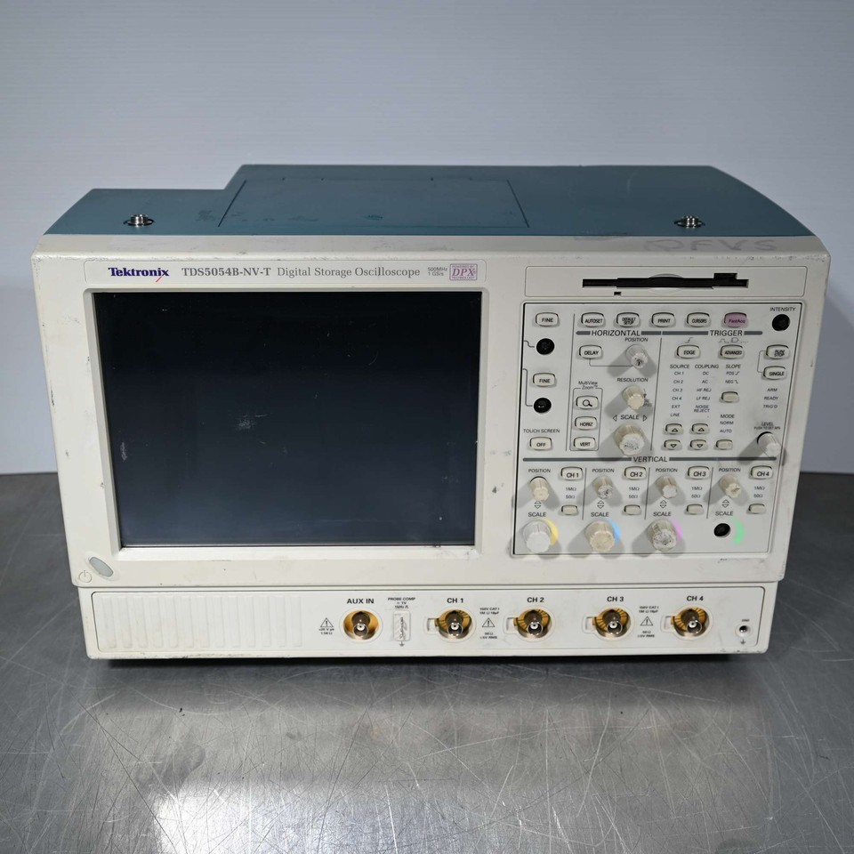 Tektronix TDS5054B-NV-T 4-Ch Digital Phosphor Oscilloscope 500MHz 1GS/s ...