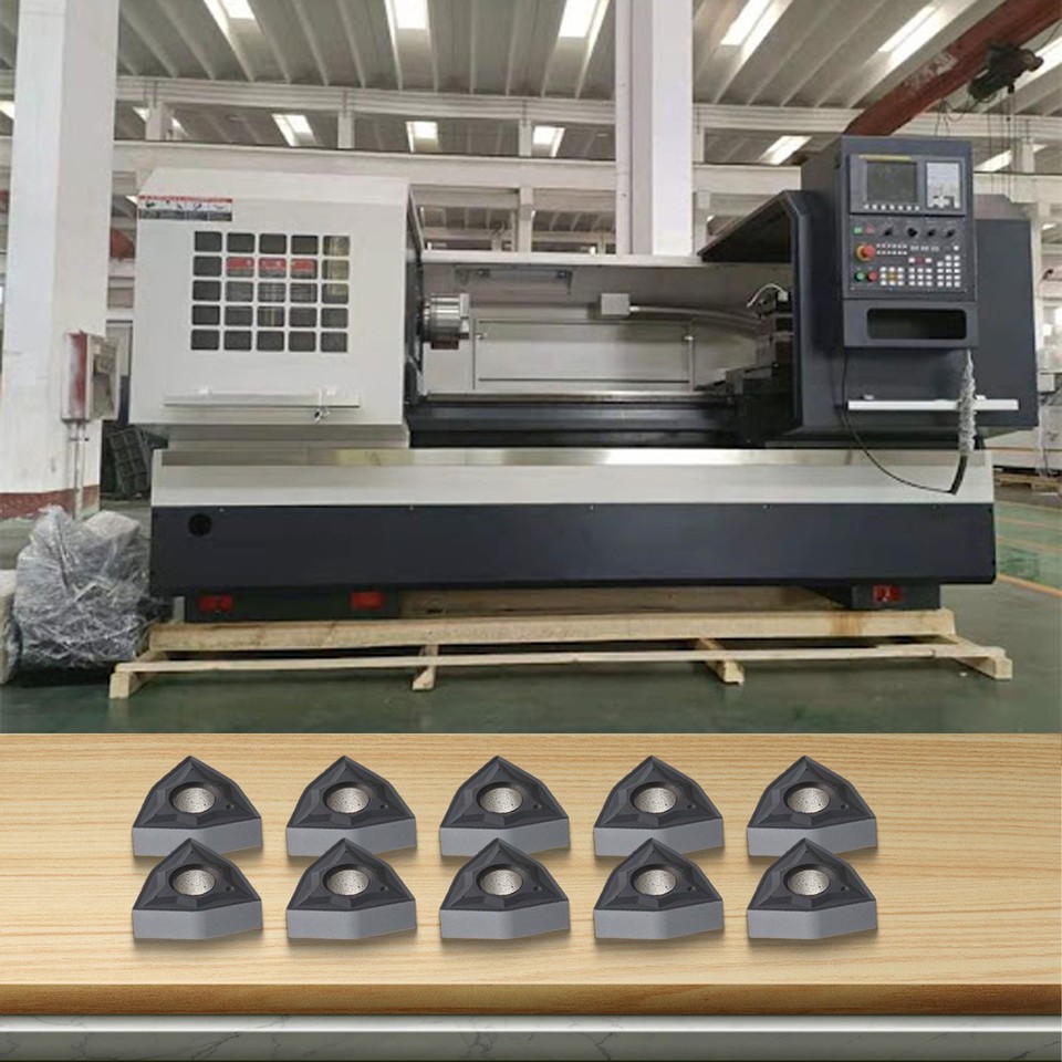 Incredible Value Pack of 10 WNMG080404 NN Precision Engineered Inserts ...