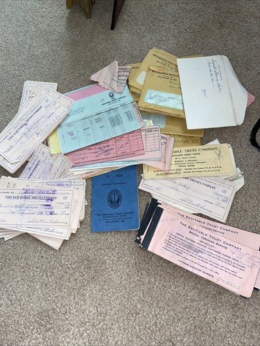 Large Lot Of Equitable Trust Company Checks, Bank Statements 1950s | eBay
