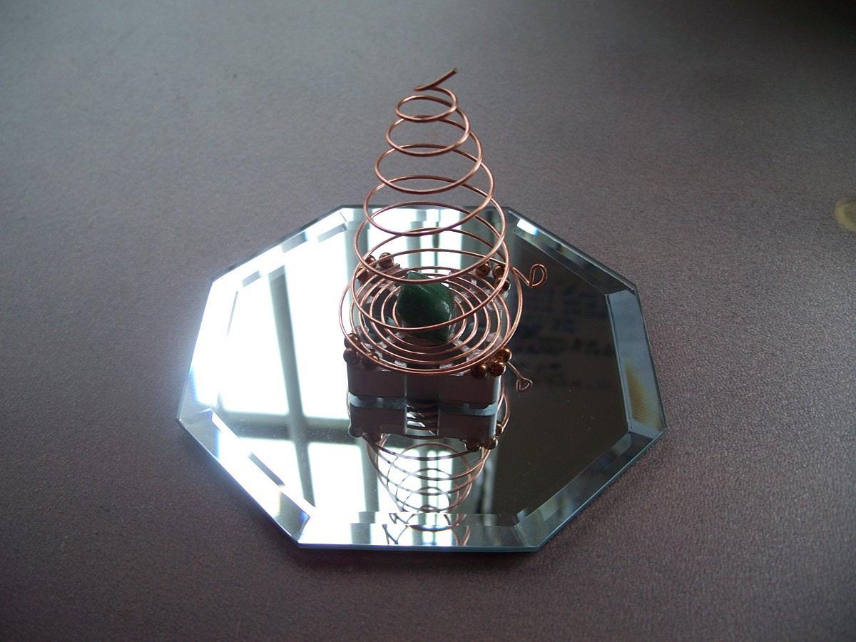 COPPER WIRE ANTENNA SPIRAL COIL for Radionics, Wish Machines, ORGONE ...