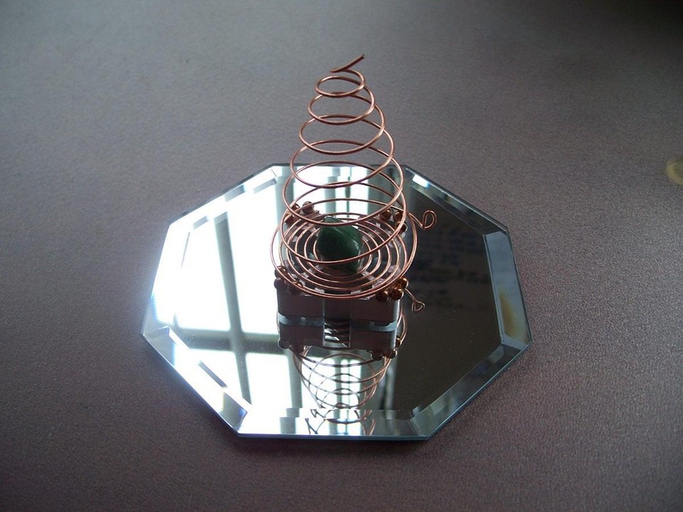 COPPER WIRE ANTENNA SPIRAL COIL for Radionics, Wish Machines, ORGONE ...