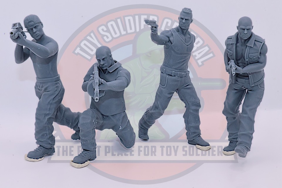 Gangster Toy Soldiers - Modern Street Criminals - 54mm - Thug Army Men ...