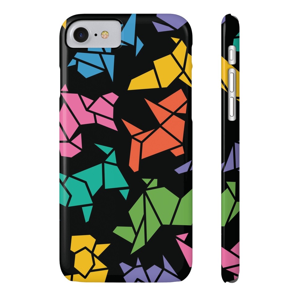 Vector Seamless Background of Dog Origami Slim Phone Cases | eBay