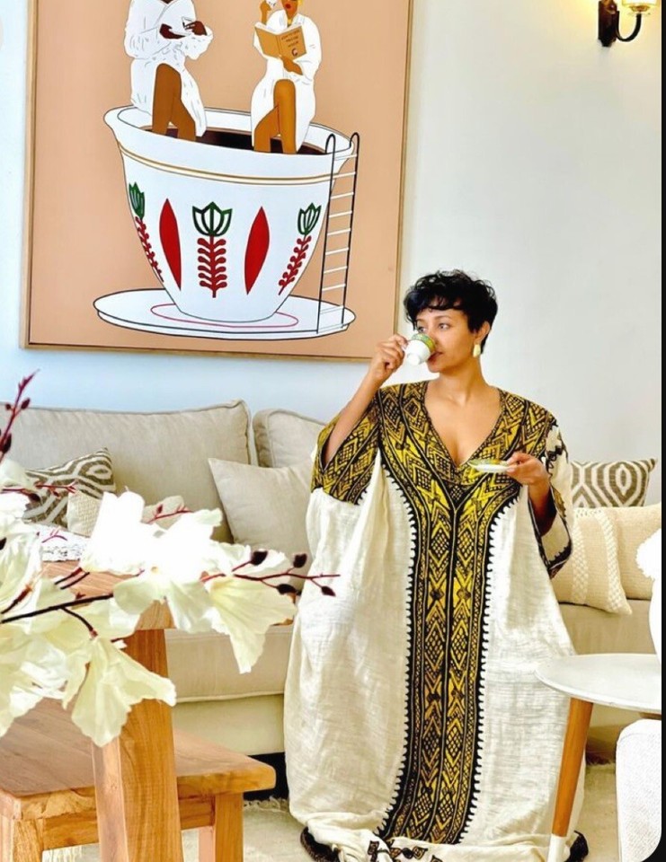 Gorgeously Handmade Tibeb Ethiopian Traditional Dress (Her) | eBay