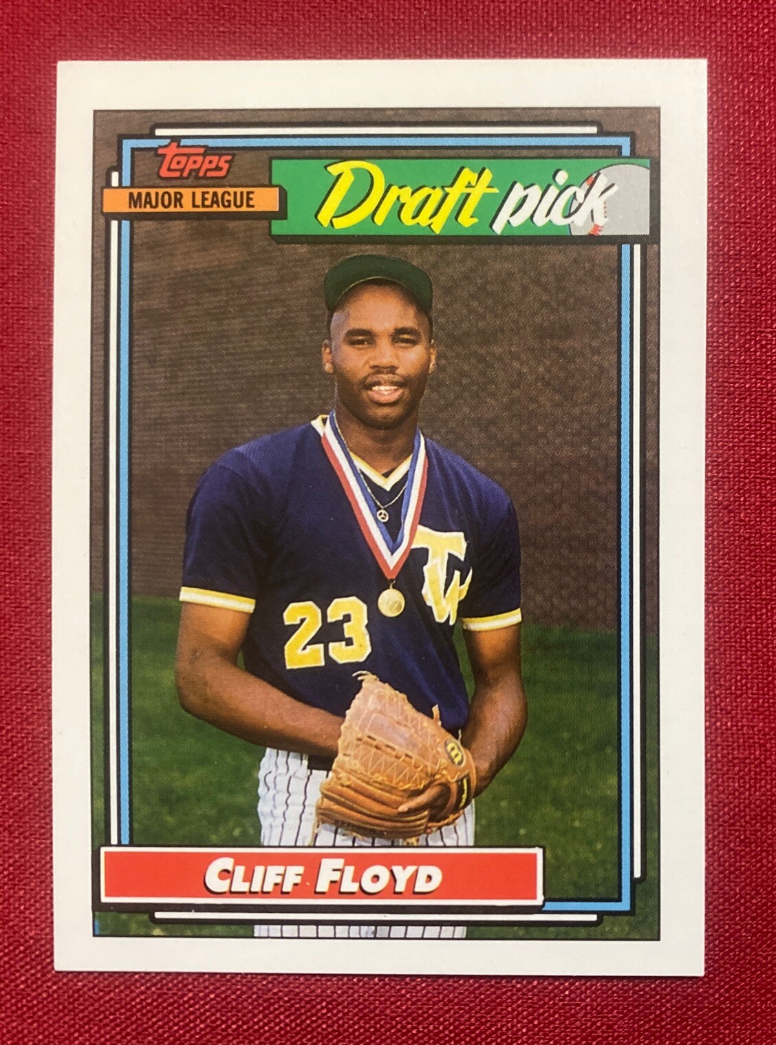 Cliff Floyd 1992 Topps Draft Pick Rookie Card #186 Montreal Expos NM | eBay
