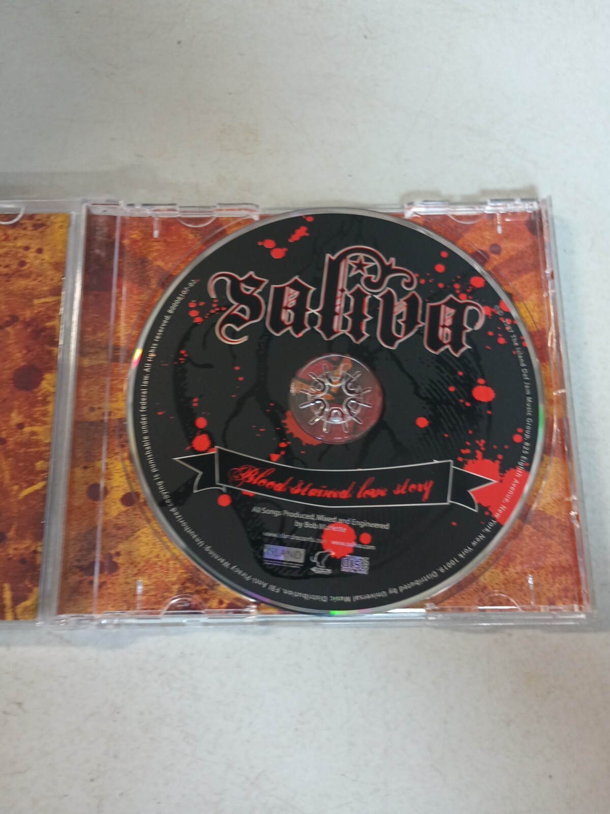 Blood Stained Love Story [PA] by Saliva (CD, Jan-2007, Island (Label ...