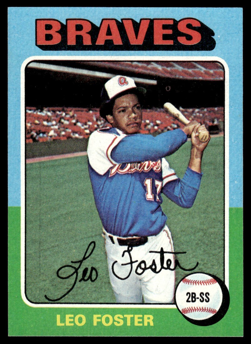 1975 Topps Leo Foster Atlanta Braves #418 | eBay