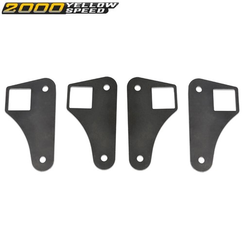 New Parallel 4 Link Tabs 2" Square Tubing Air Ride Brackets Ladder Bar ...