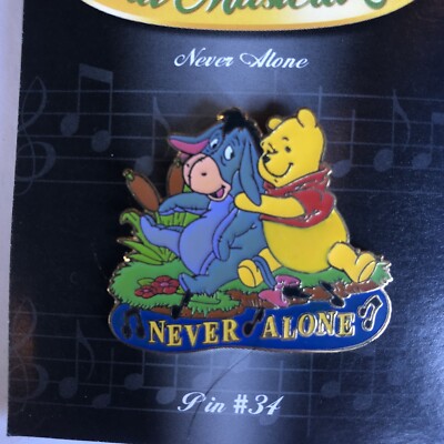Disney Magical Musical Moments Never Alone Eeyore & Pooh Disney Pin ...