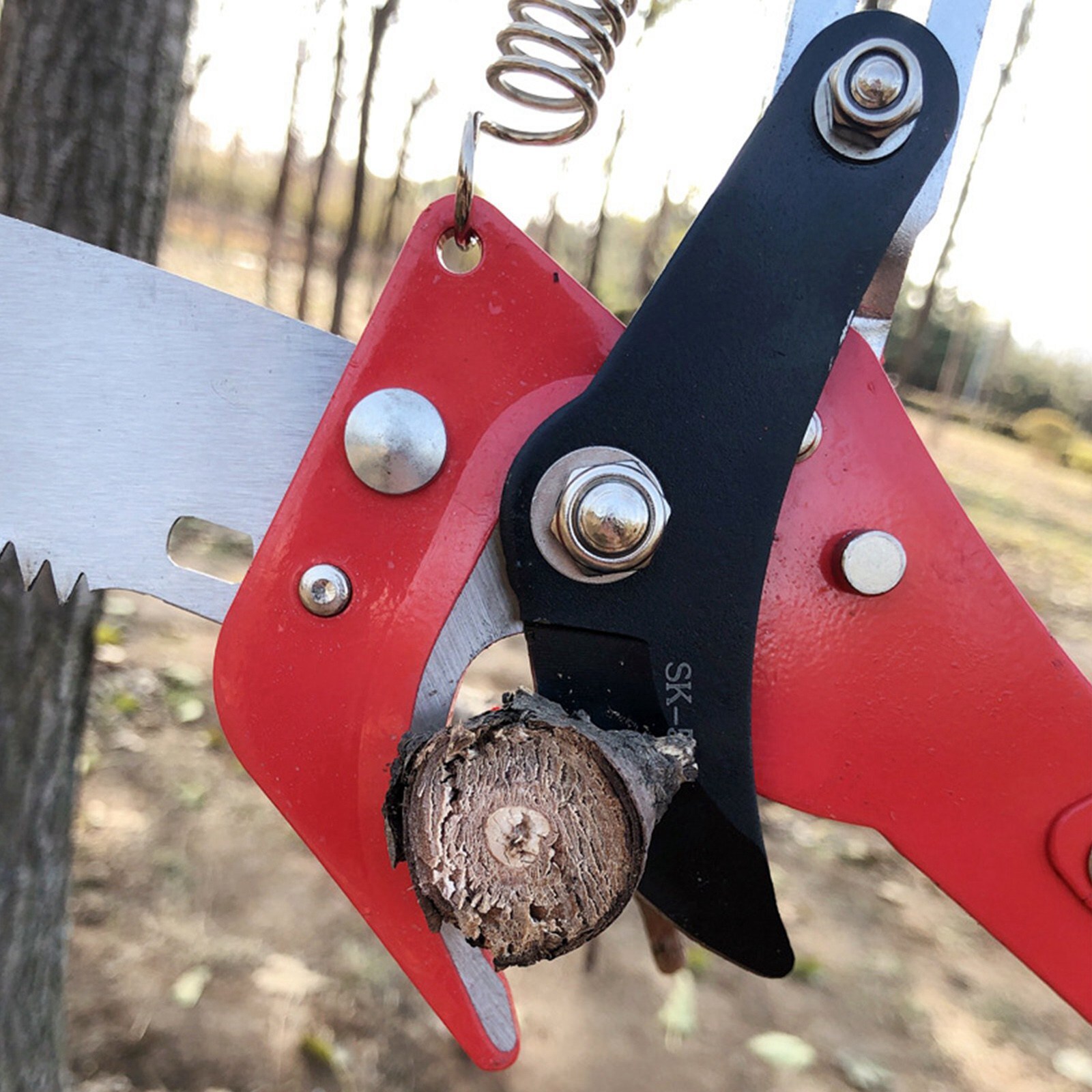 Pulley Pruner Saw Extendable Tree Trimming Lopper Branch Scissors w ...