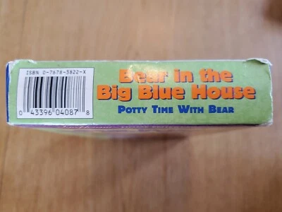 Bear in the Big Blue House VHS Potty Time | Grelly USA