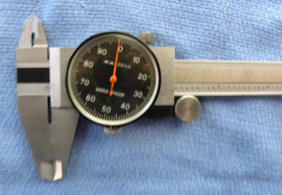 Dial Caliper 6" Shock Proof Black Face #9432 in Case | eBay