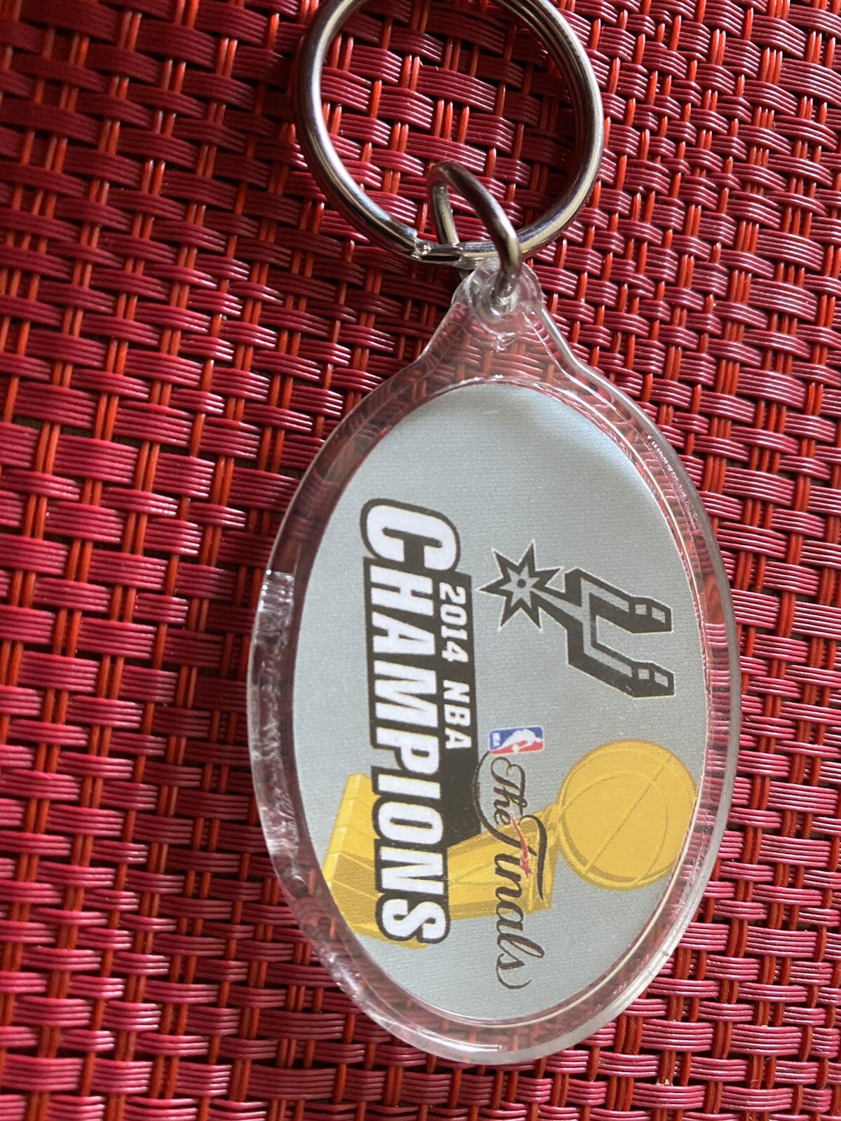 San Antonio Spurs 2014 NBA Champions Keyring ’ Key Ring Authentic Spurs ...