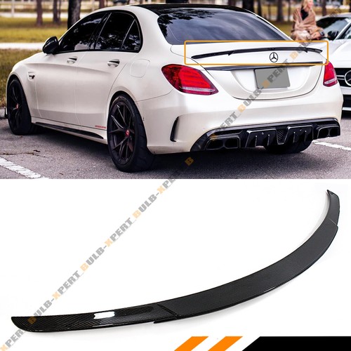 FOR 15-2021 MERCEDES BENZ W205 C63 AMG S B STYLE CARBON FIBER TRUNK ...