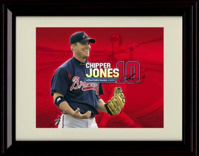 Unframed Chipper Jones - Signed Poster - Atlanta Braves Autograph ...