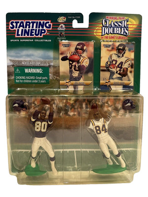 1999-2000 NFL Starting Lineup Classic Doubles Cris Carter & Randy Moss ...