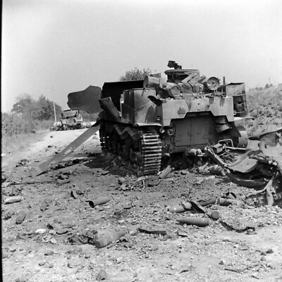 WW2 WWII Photo World War Two US Troops Scenes from Avranches Normandy ...
