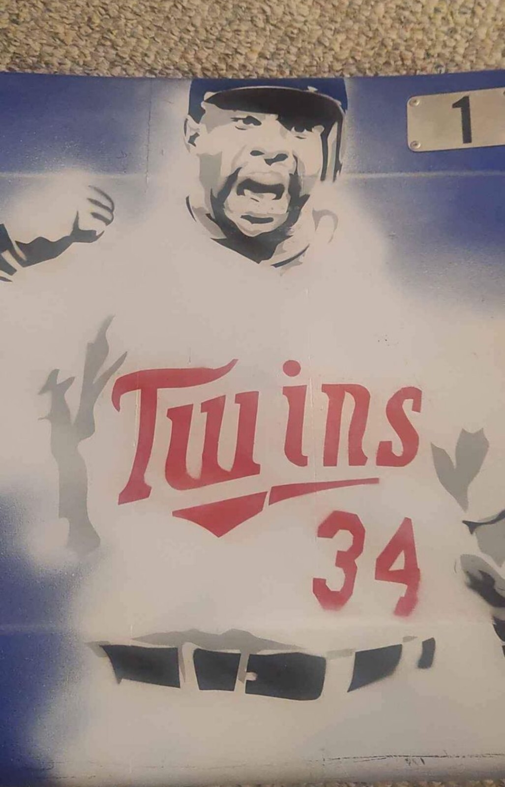 Metrodome Seat Back #1 Kirby Puckett | eBay