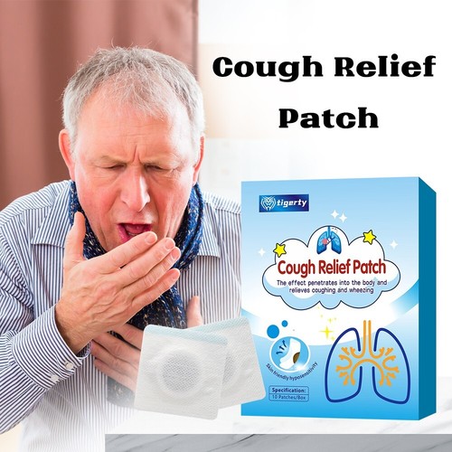 10Pcs Cough Relief Patch For Relieve Cough Itchy Throat Asthma Herbal ...