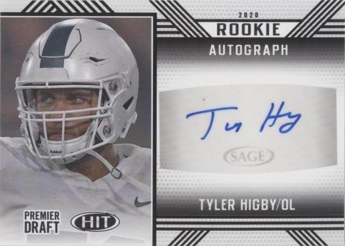 2020 Sage Hit - Rookie Autographs Tyler Higby #A81 (AU, RC) for sale ...