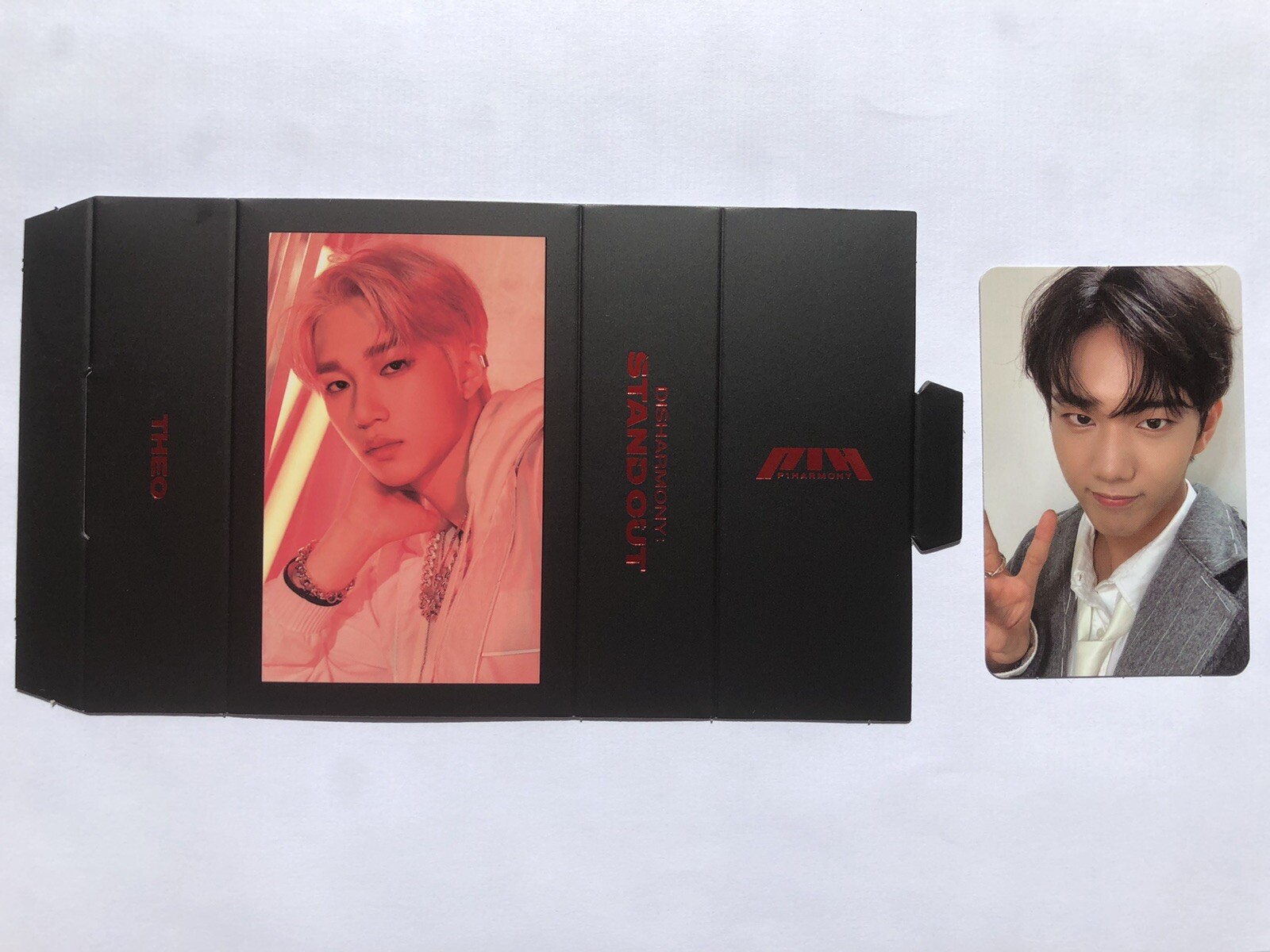 P1Harmony Intak Photocard & Theo Standing Photo card Disharmony : Stand ...