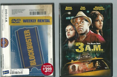 3 A.M. (DVD, 2001) Rare Original Blockbuster Rental Cover Art Case ...