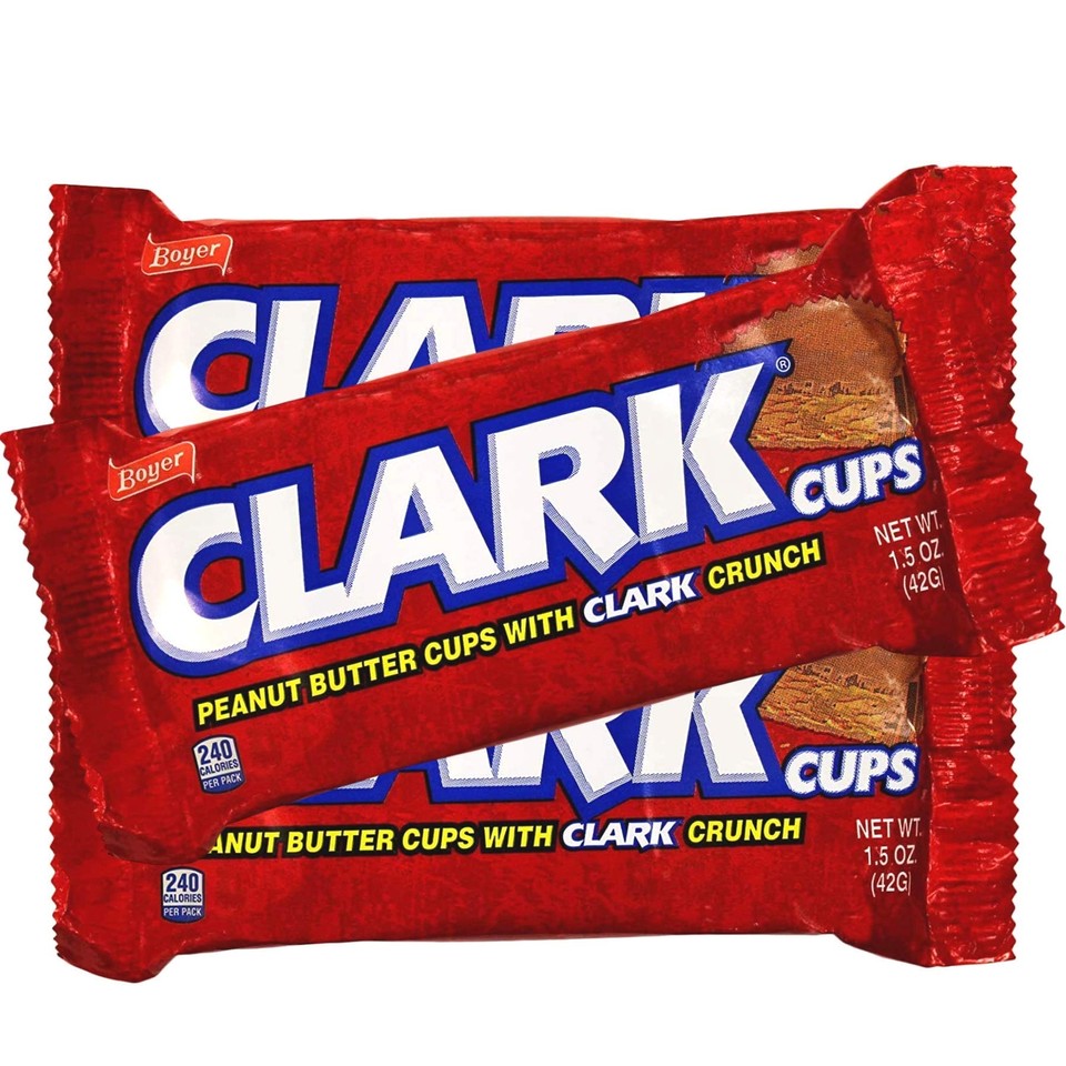 Milk Chocolate Peanut Butter Cups with Clark Bar Crunch Filled Centers ...