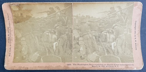 Philippine American War Washington Boys Repulsing Attack Of Insurrectos ...