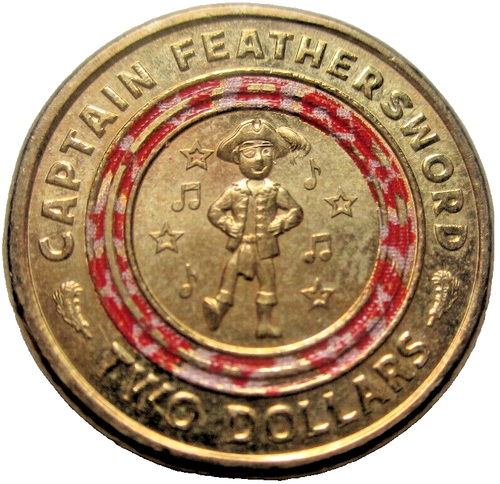 2021 AUSTRALIA CAPTAIN FEATHERSWORD- 2 DOLLAR COIN - # 48/9/24M | eBay