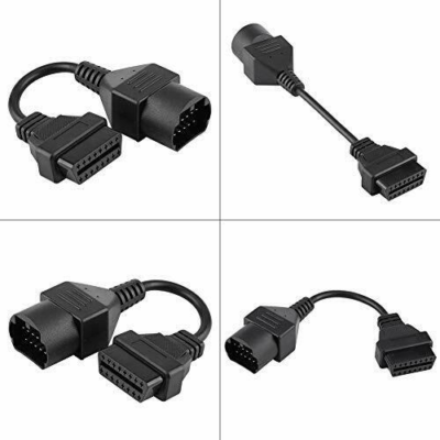 For Mazda 17 Pin To 16 Pin OBD OBD 2 Auto Car Diagnostic Adapter ...