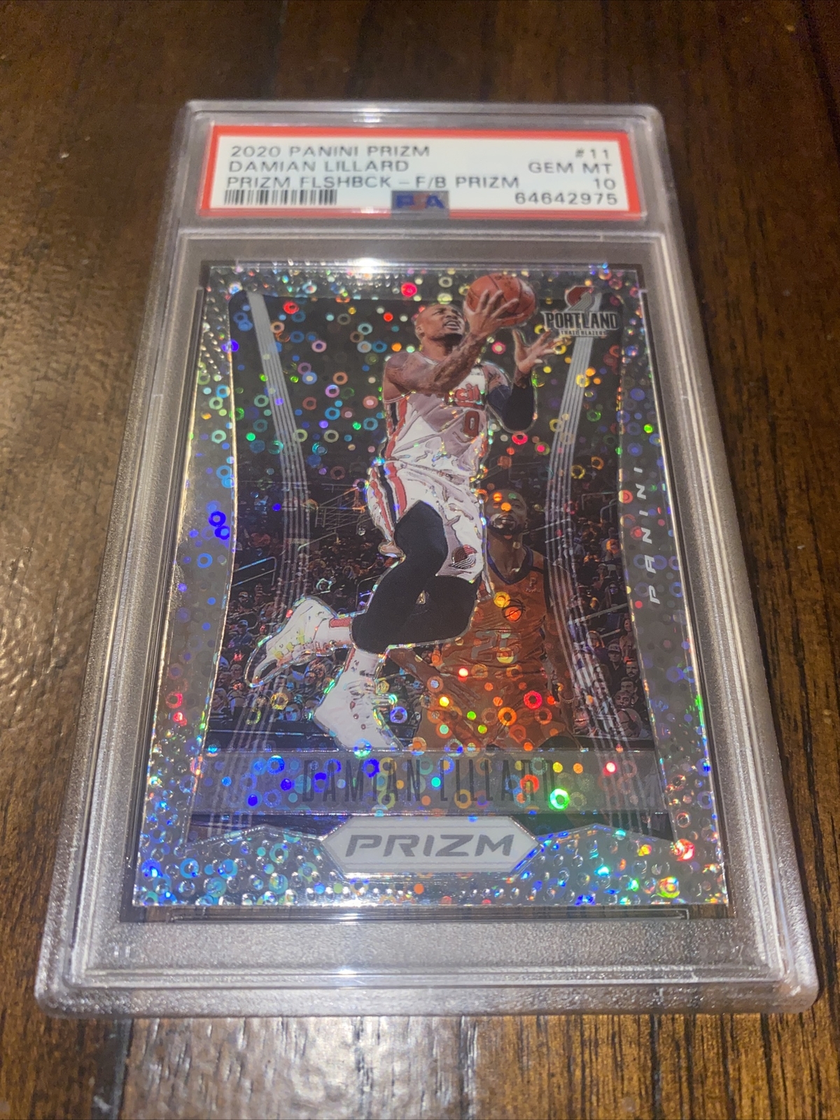 2020-21 Panini Prizm - Prizm Flashback Damian Lillard #11 Fast Break ...